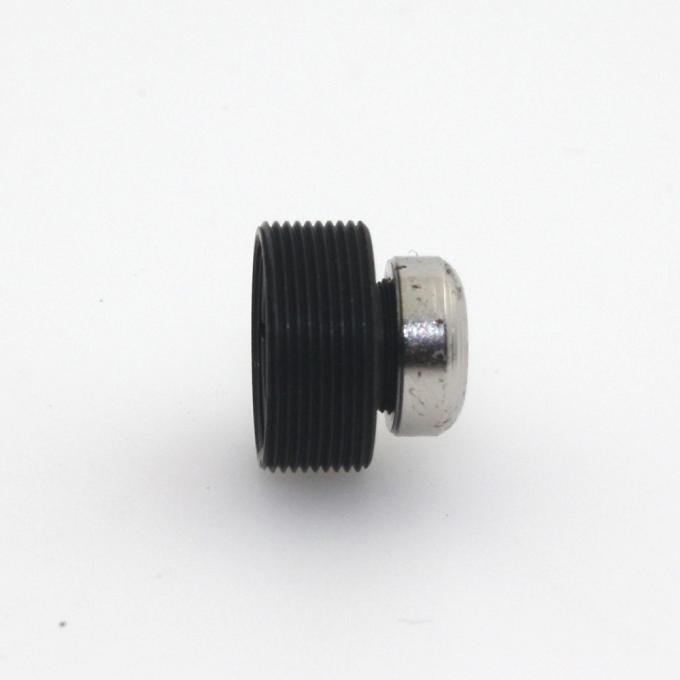 Metal 6mm Button Lens 1/3" Format Silver Color For CCTV Security Camera